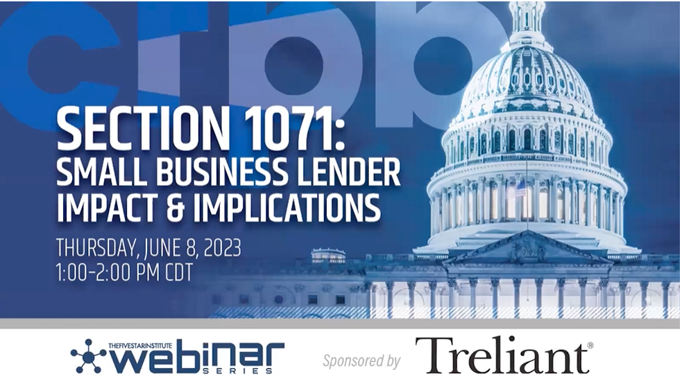 Section 1071: Small Business Lender Impact and Implications - Treliant